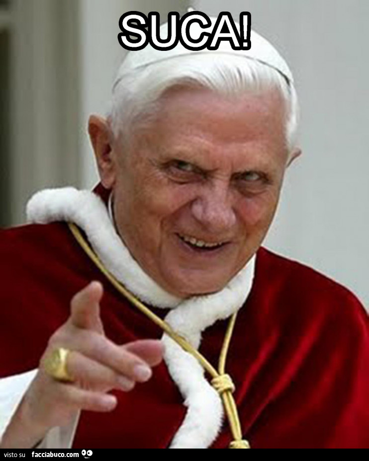 Tutti i meme su Papa Ratzinger - Facciabuco.com