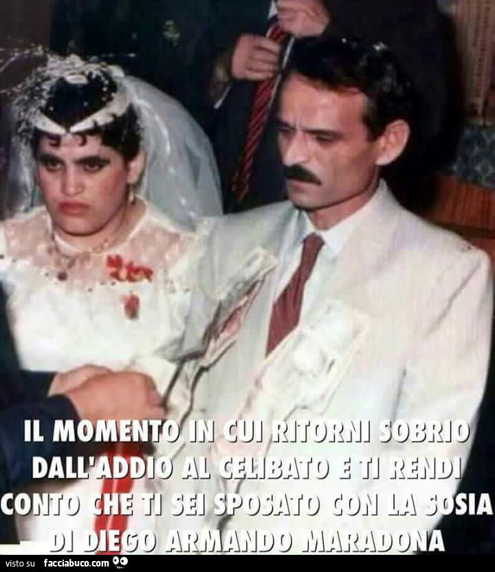 Il momento in cui ritorni sobrio dall'addio al celibato e ti rendi ...